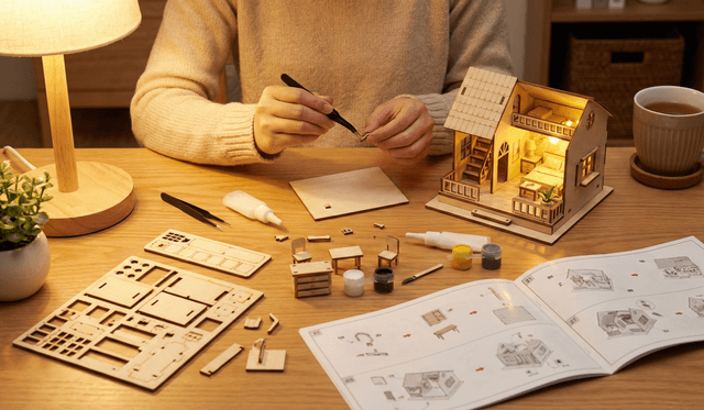 DIY Miniature House Guides - Complete Building Tutorials